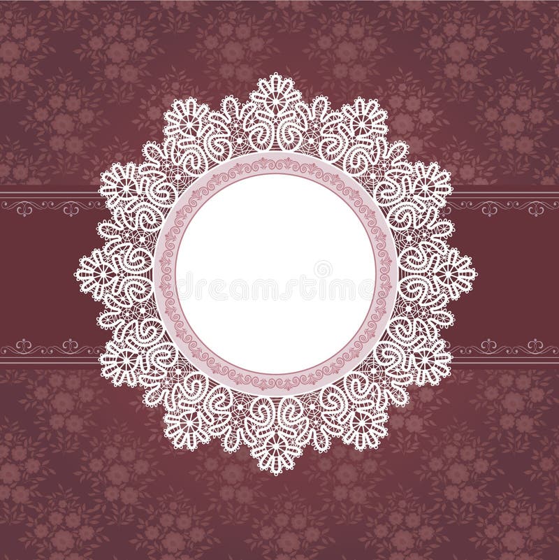 Template Frame Design for Card Stock Vector - Illustration of born ...