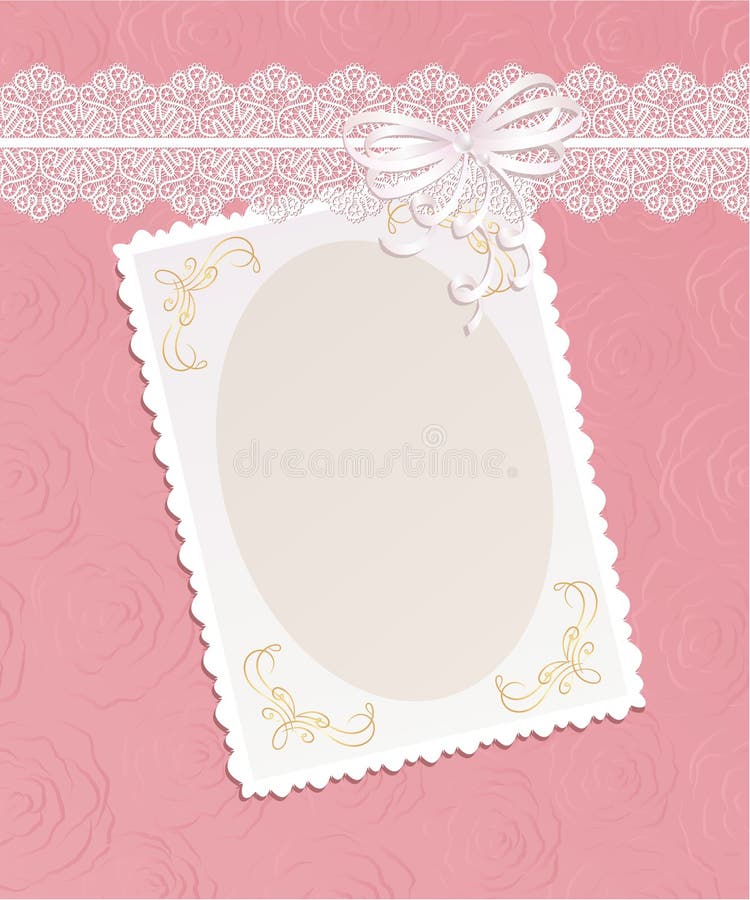 Template Frame Design for Card.. Stock Vector - Illustration of bright ...