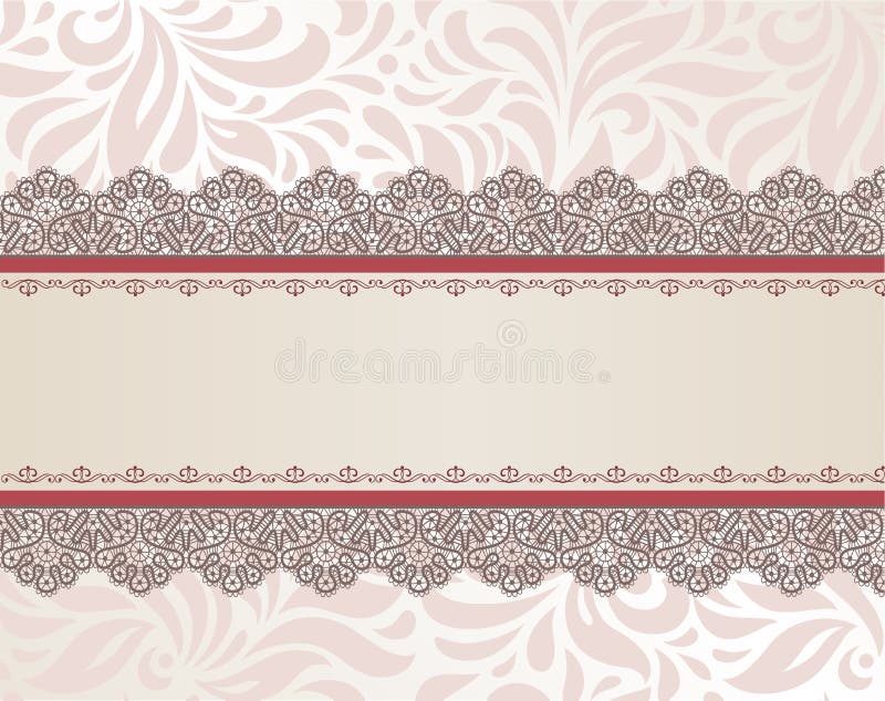 Template Frame Design for Card Stock Vector - Illustration of gift ...