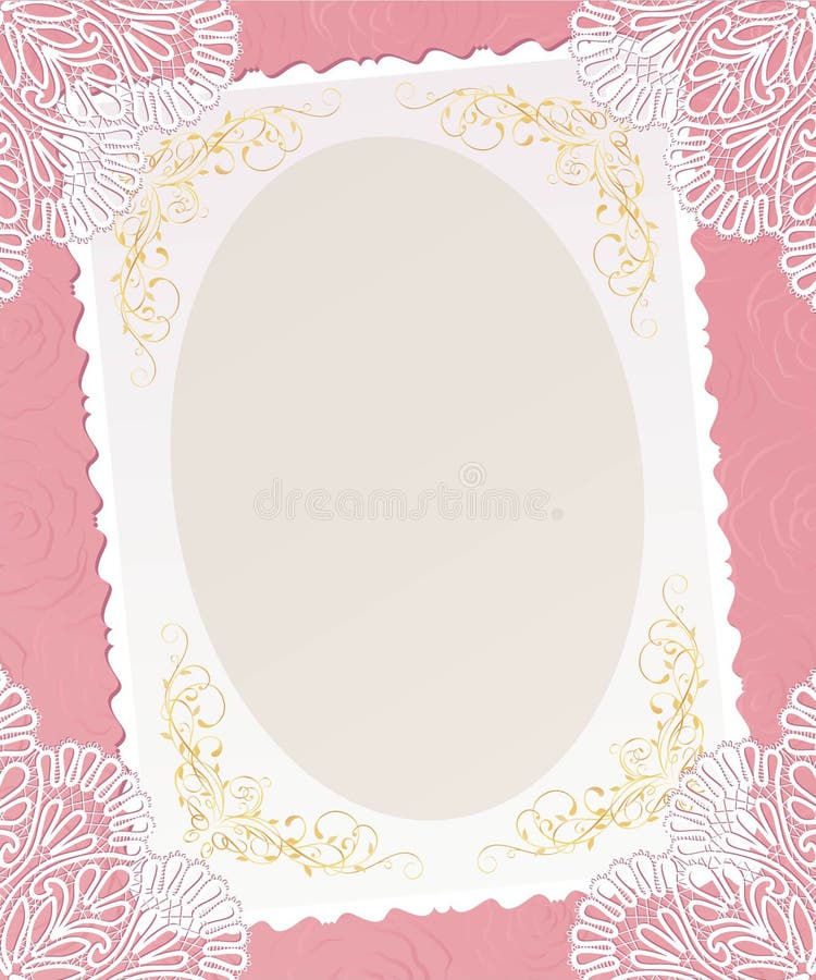 Template Frame Design for Card.. Stock Vector - Illustration of cover ...