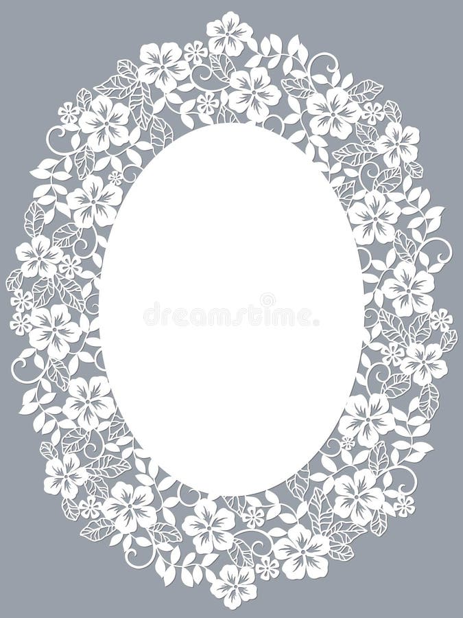 Template Frame Design for Card. Stock Vector - Illustration of decor ...