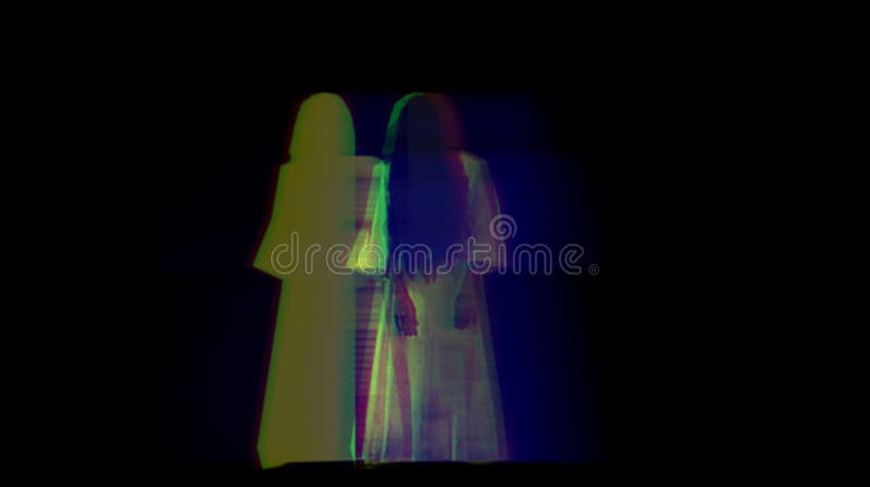 Template of the Ghost of a Ghost. Fast Interference. Stock Photo ...