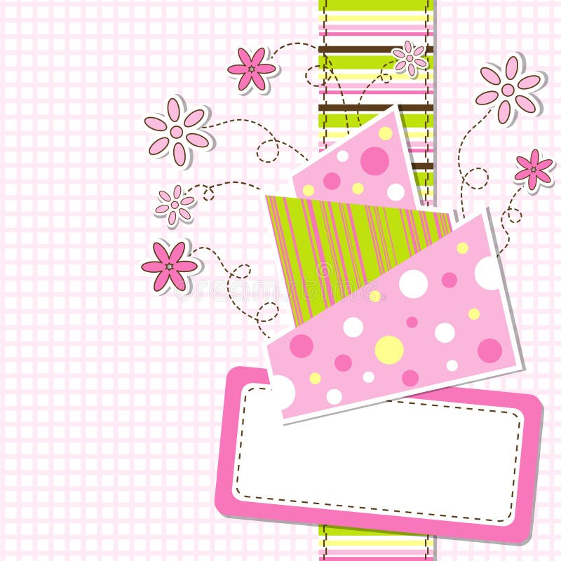 Template greeting card, stock vector. Illustration of invitation - 19381916