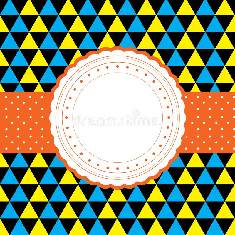 Template greeting card stock vector. Illustration of gift - 89764308