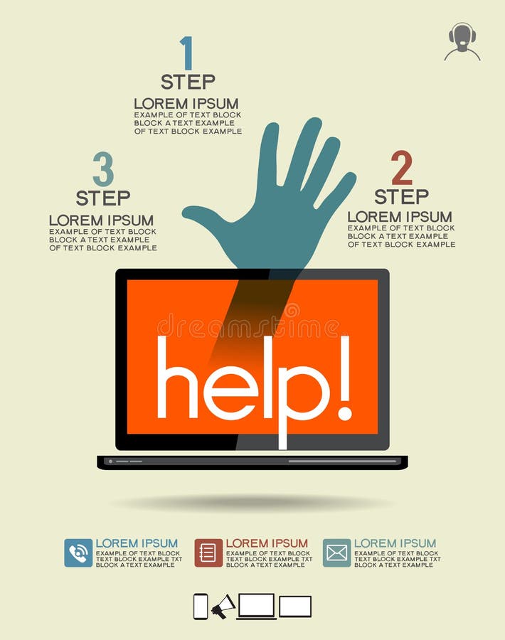 Template help background stock vector. Illustration of education - 87789905