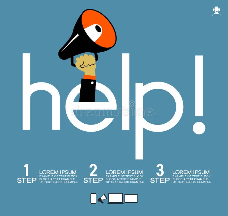 Template help background stock illustration. Illustration of community ...