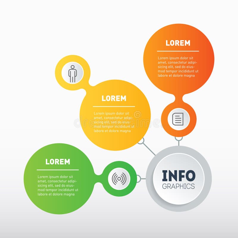 Template of Info Chart. Infographic or Diagram of Technological or ...