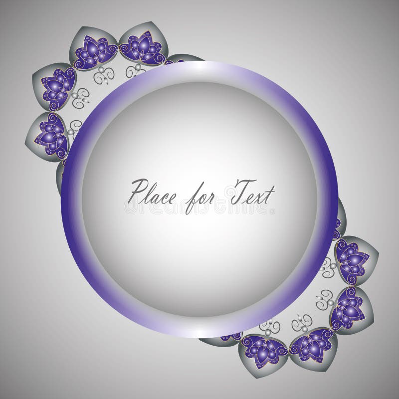 Template for Invitation. for Registration Cards for the Holiday. Vector ...