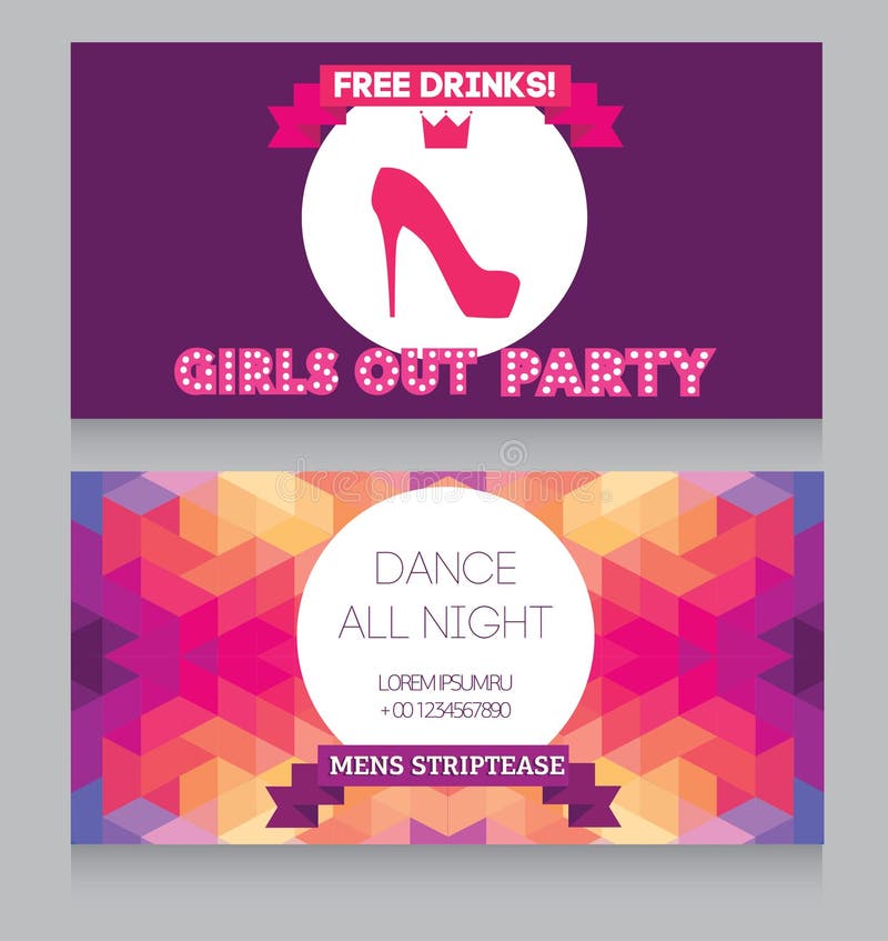 Elegant Ladies Night Clip Art