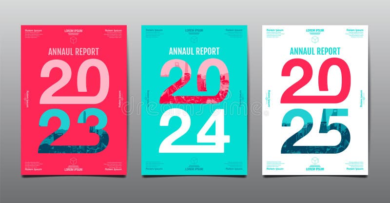 Template Layout Design 2023, 2024, 2025, Typography, Cover Book ...