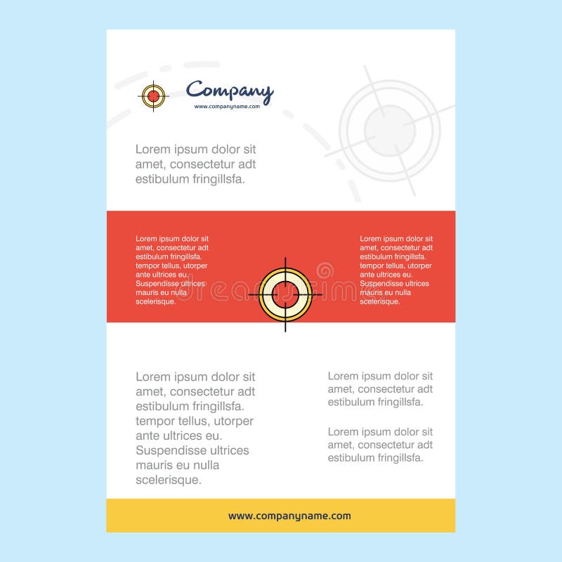 Template Layout for Target Comany Profile ,annual Report, Presentations ...