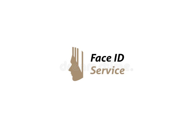 Template Logo Design Solution for Face Id Service Stock Vector ...