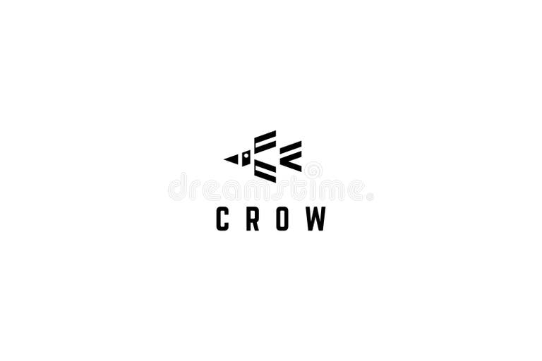 Simple Crow Logo Stock Illustrations – 1,169 Simple Crow Logo Stock ...