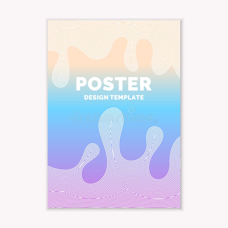 Template for a Magazine about Music, Modern Poster. Stock Vector ...