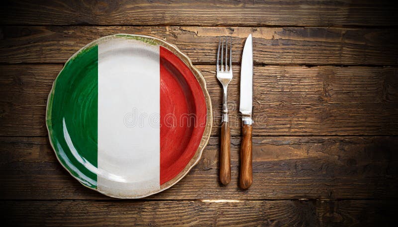 Template for the Menu of an Italian Restaurant - Generative Ai Stock ...