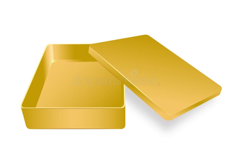 Set of Vector Metal Boxes. Gift Colorful Boxes Stock Vector ...