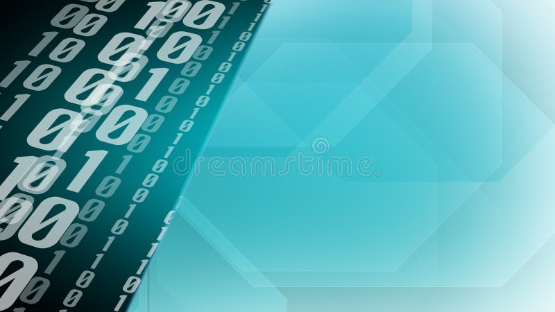 Template for Minimal Layout Binary Design Technology Background with ...