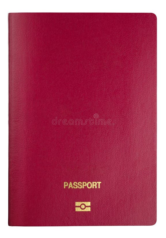 Template Passport Cover - Clipping Path Stock Photo - Image of great ...