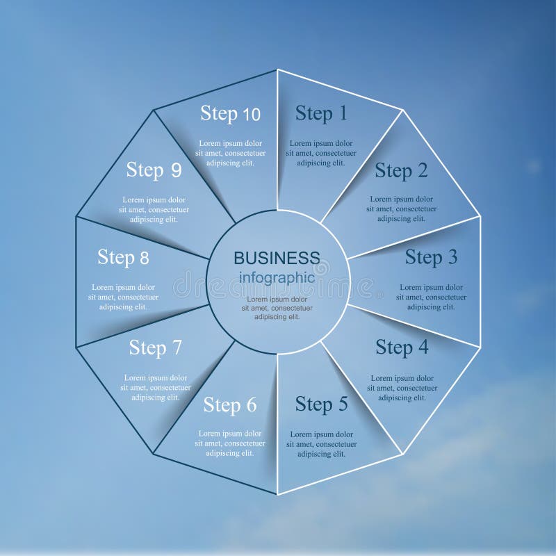 Template for presentation stock vector. Illustration of infographic ...