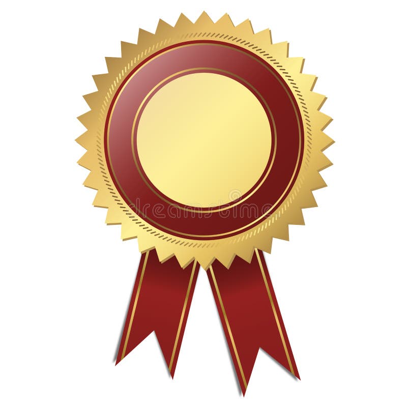 Template Quality Seal - Red Stock Vector - Illustration of ...