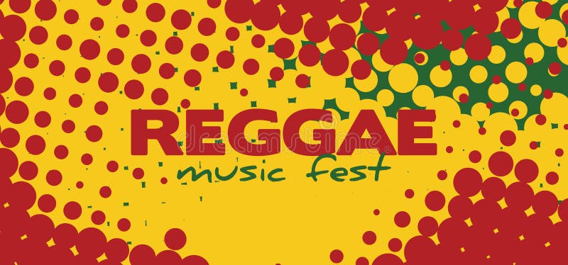 Template of Reggae Music Festival. Vector Layout Stock Vector ...