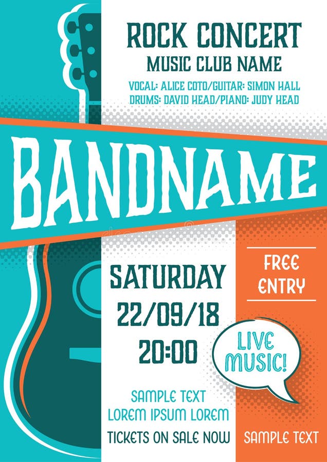 Concert Poster Template Blank