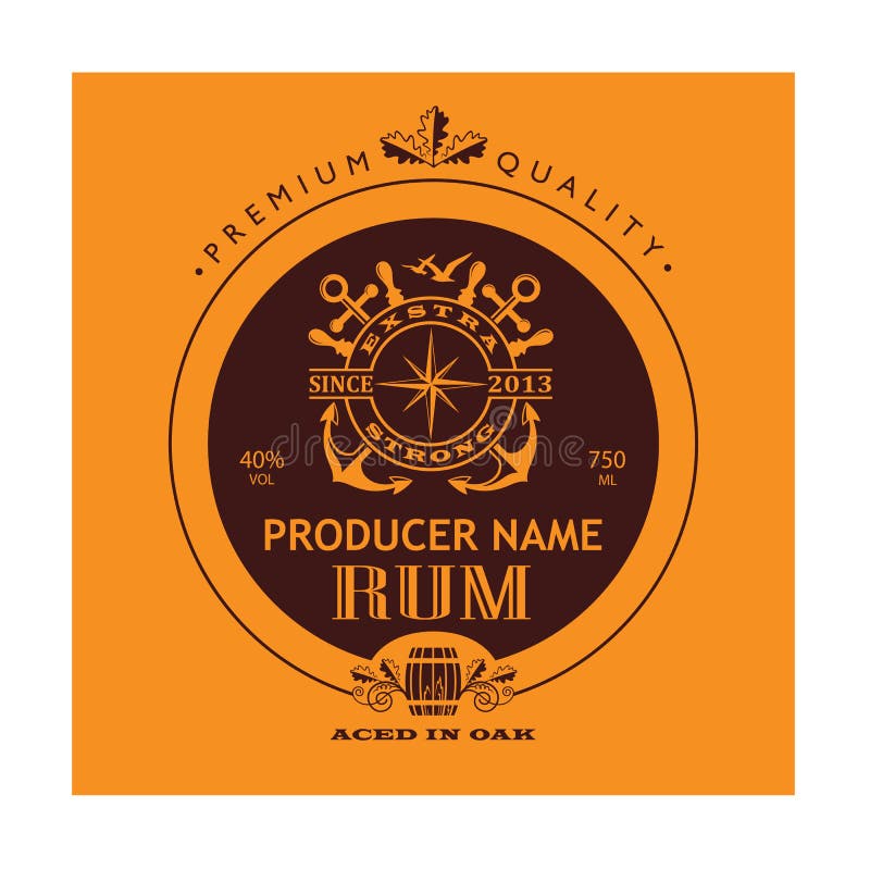Rum Label Stock Illustrations – 7,400 Rum Label Stock Illustrations ...