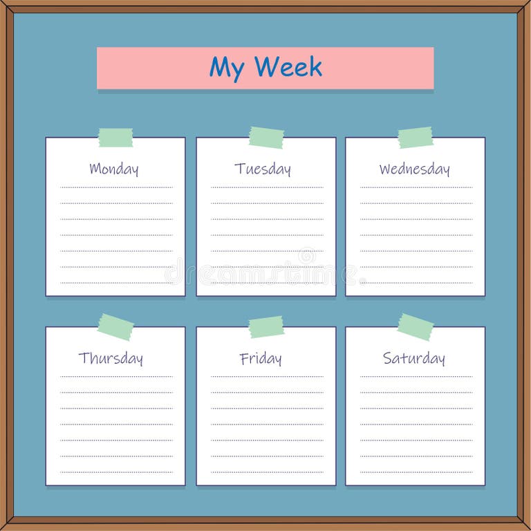 Pink Timetable Stock Illustrations – 1,122 Pink Timetable Stock ...