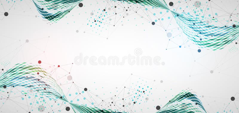 Template for Science and Technology Presentation. Plexus Style ...