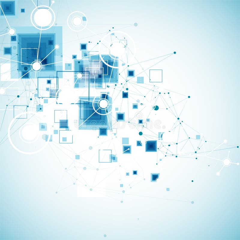 Template for Science and Technology Presentation. Plexus Style ...