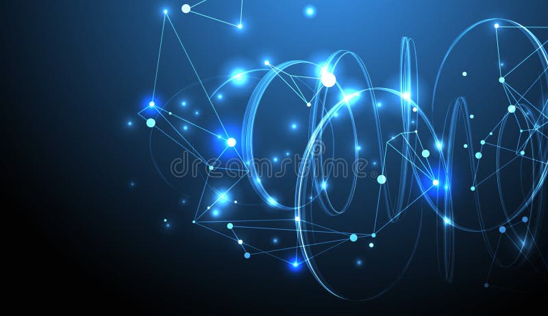 Template for Science and Technology Presentation. Plexus Style ...