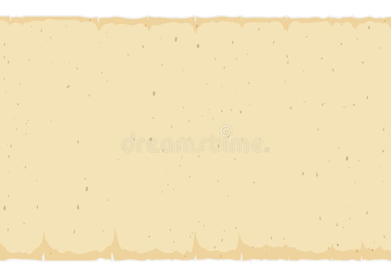 Horizontal Template Like an Unrolled Ancient Scroll, Vector ...