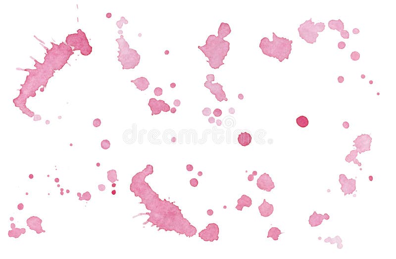 Hot Pink Drop Shapes between Curved White Lines Stock Vector ...
