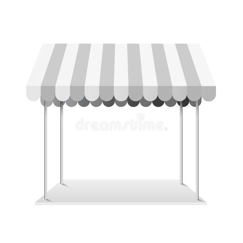 Template Shopping Stand or Blue Booth Vector Illustration EPS10 Stock ...