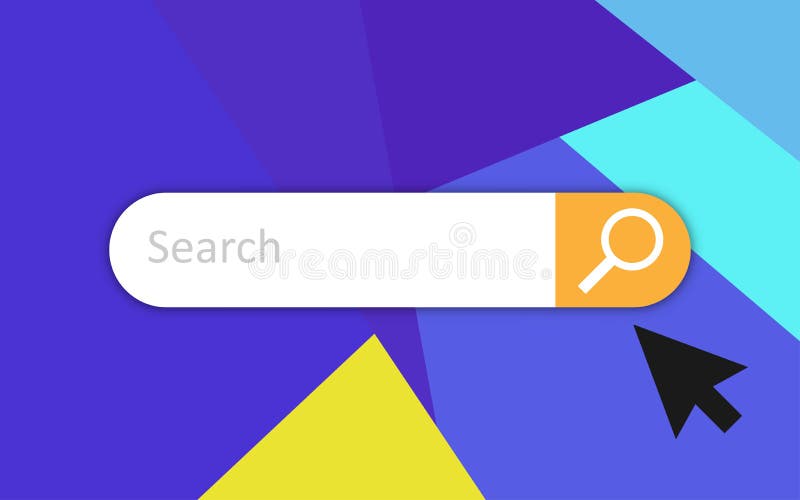 Template Simple Browser Window. Browser Search Concept on Trendy Flat ... Template Simple Browser Window. Browser Search Concept on Trendy Flat ...