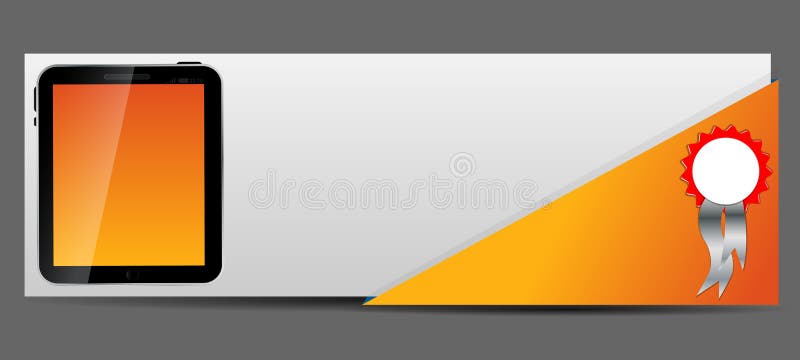 Template for Smart Phone and Mobile Phone Banner Stock Vector ...