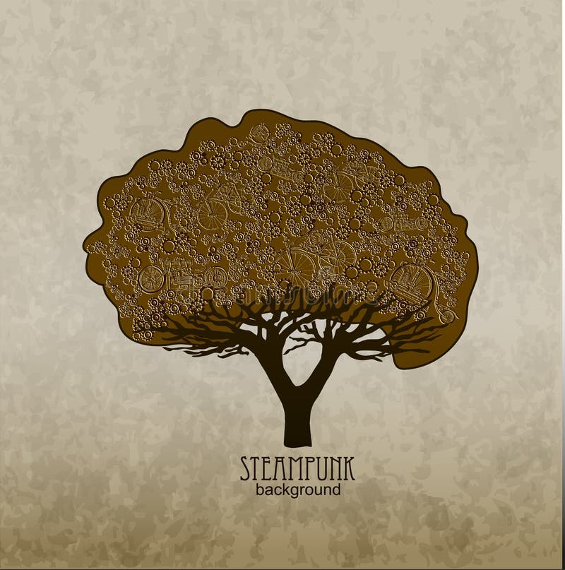 Steampunk Tree Stock Illustrations – 275 Steampunk Tree Stock ...
