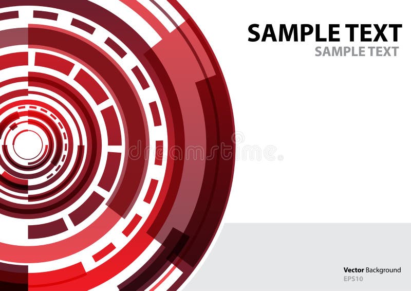 A4 Template Technology Abstract Theme Stock Vector - Illustration of ...