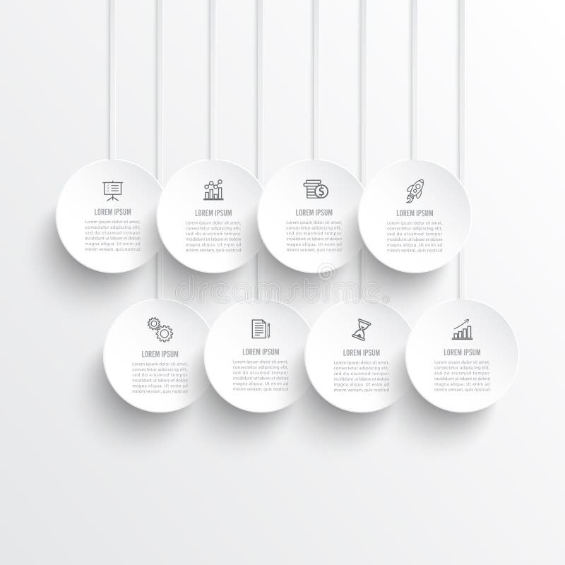 Template Timeline Infographic Colored Horizontal Numbered for 12 ...