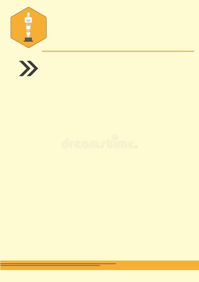 Template for Typesetting a Book, Magazine Stock Illustration ...