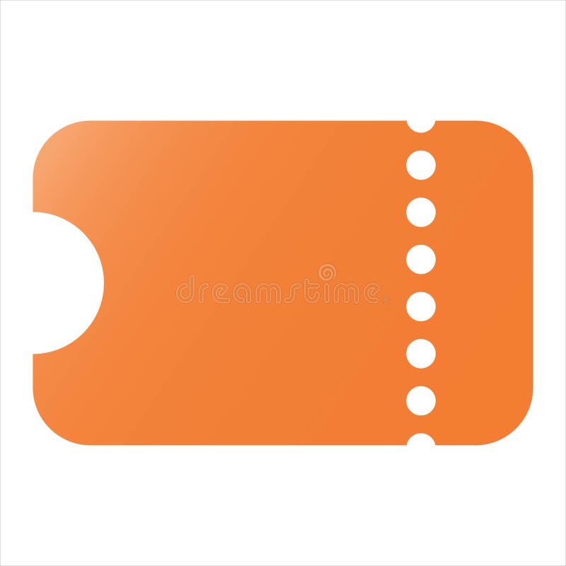 Modern Coupon Shape Icon Vector Stock Vector - Illustration of brown ...