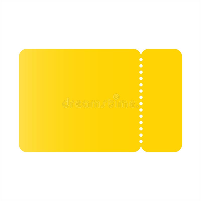 Modern Coupon Shape Icon Vector Stock Vector - Illustration of voucher ...