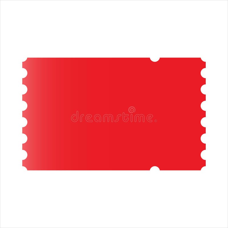 Modern Coupon Shape Icon Vector Stock Vector - Illustration of ...