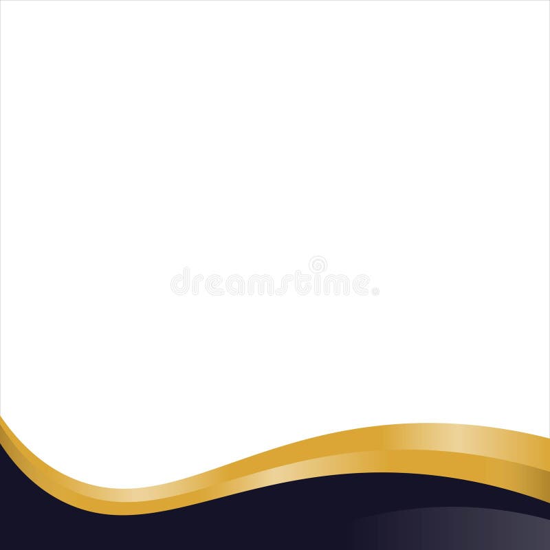 Black & Gold Footer stock vector. Illustration of lighting - 263247161