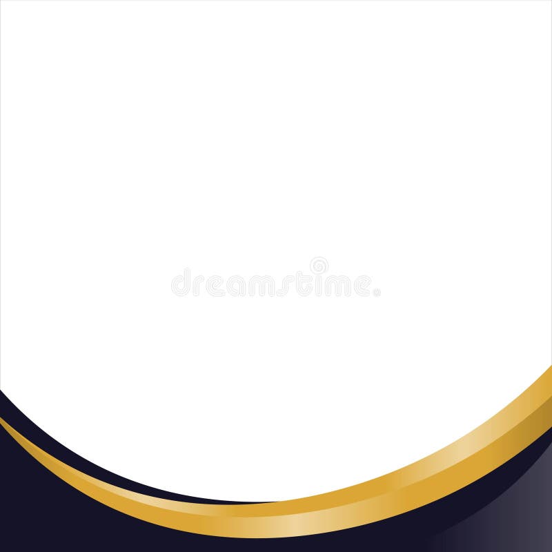Black Background Gold Wave Header Design Texture Stock Illustrations ...