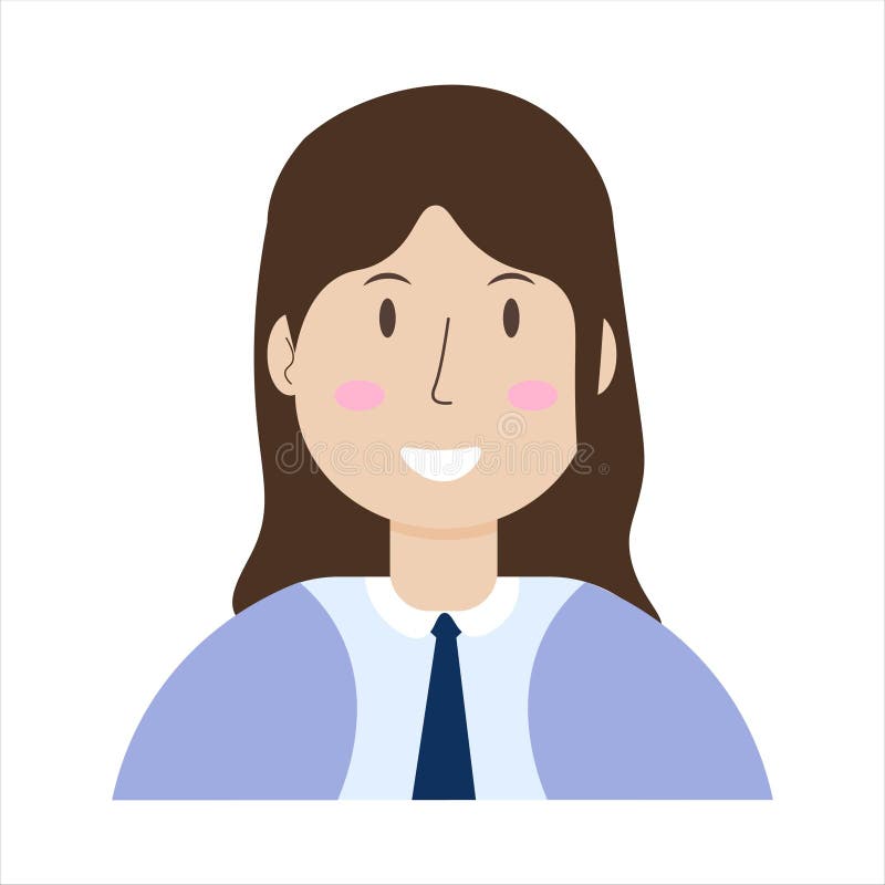 School Girls Avatar stock vector. Illustration of person - 263928363
