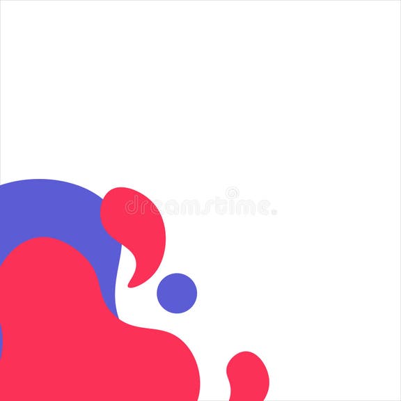 Liquid Corner Bubble stock vector. Illustration of cartoon - 264581842