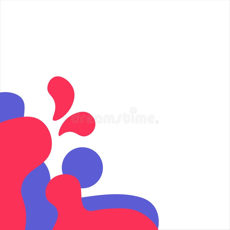 Liquid Corner Bubble stock vector. Illustration of template - 264581964