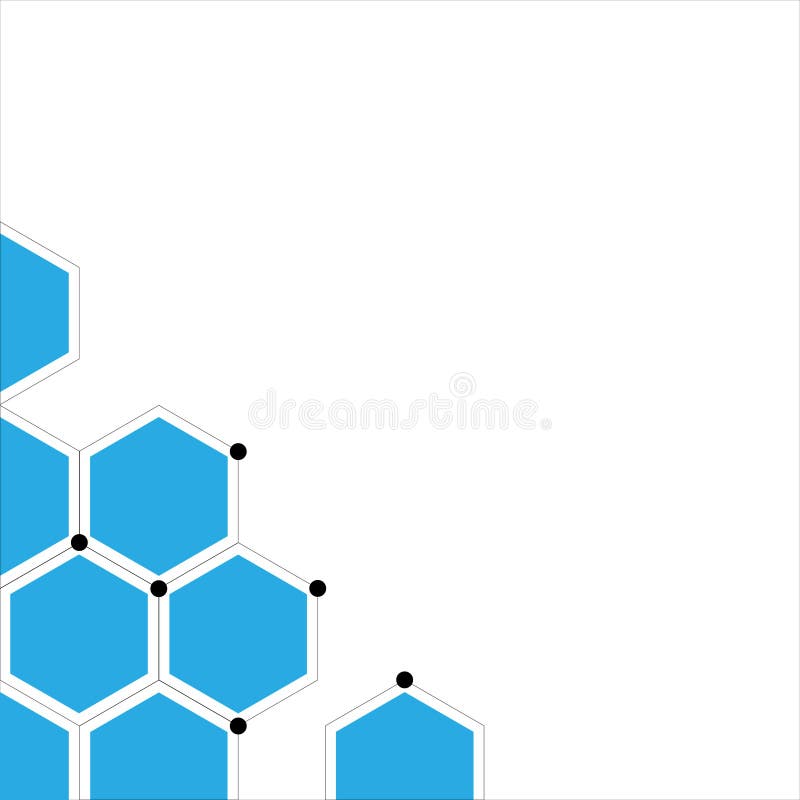 Hexagon Edge Corner Border stock vector. Illustration of design - 264582615