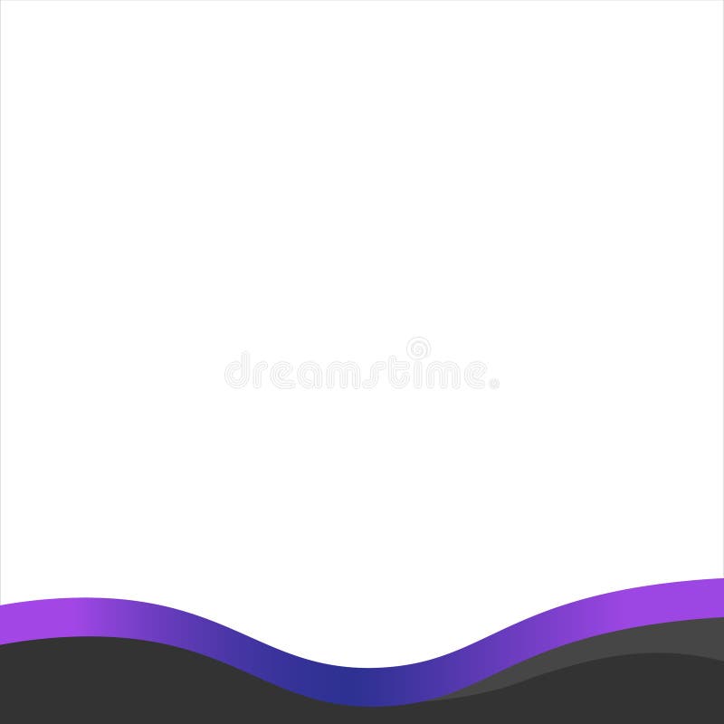 Black and Purple Business Footer Stock Vector - Illustration of ...